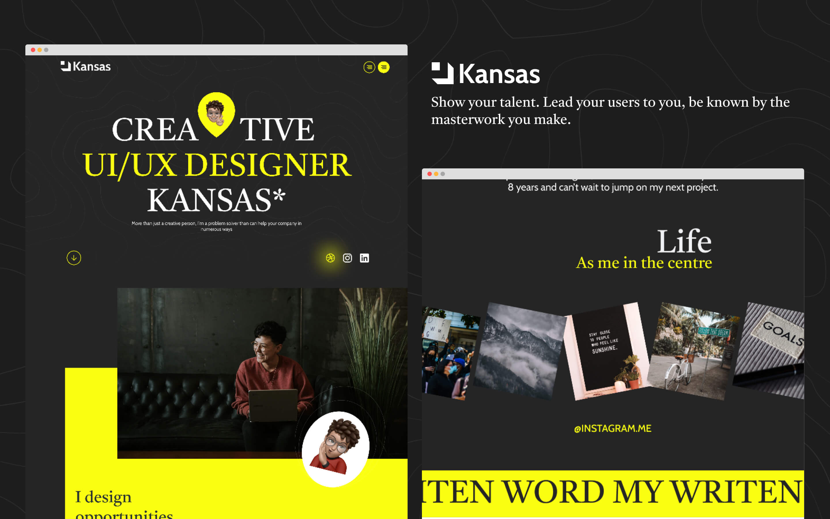 Kansas - Portfolio Webflow Template | Wedoflow